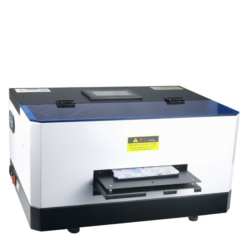 A5 UV Automatic Flatbed Inkjet Printer For Phone case Metal Acrylic Wo ...
